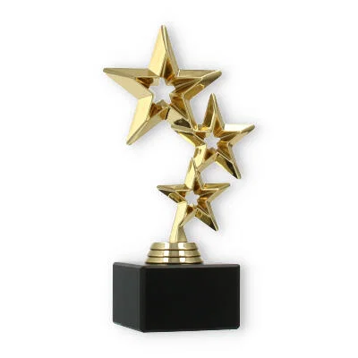Trophy figurine star Jupiter gold on black marble base – 19.2 cm ...