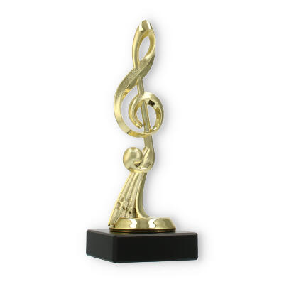 Trophy Clef – gold-colored, personalized with engraving