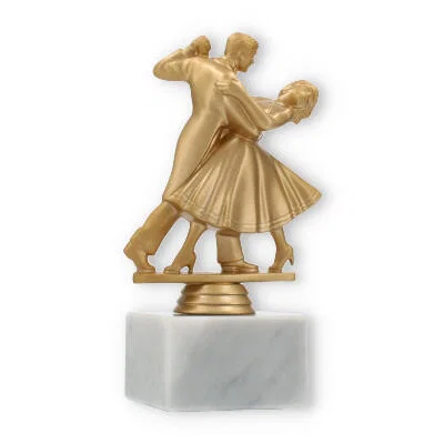 Trophy plastic figure dancing couple with engraving